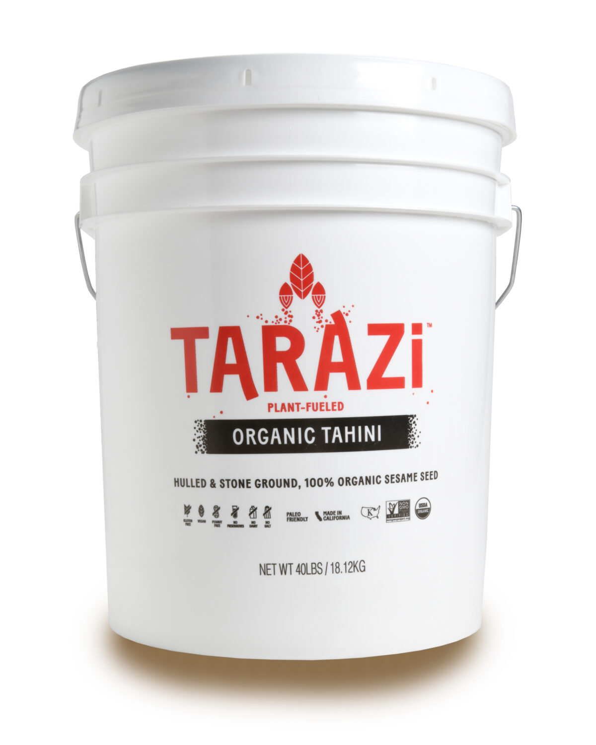 Tarazi Tahini 40 lb pail - Tarazi Foods